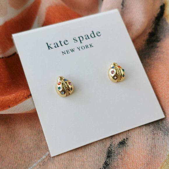 kate spade | Jewelry | Kate Spade Nature Walk Ladybug Gold Multicolor ...